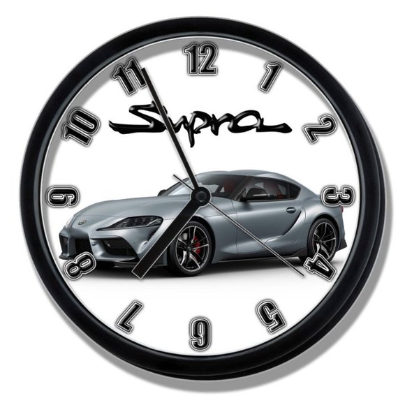 Clock | Wall Decor | Toyota Supra Gray Wall Clock New | Poshmark